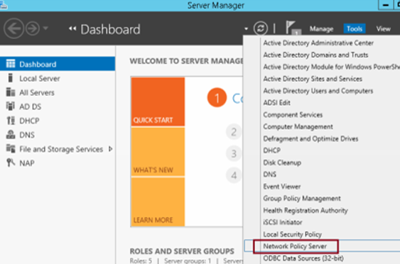 Deploy RADIUS in Windows Server 2012 – UDP Techs